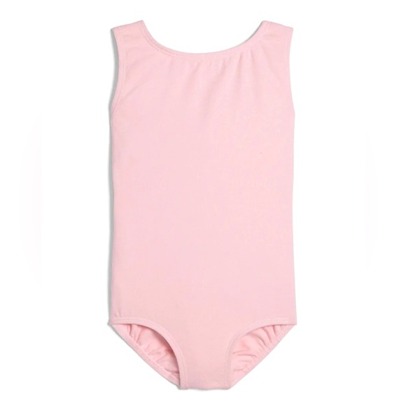 Danskin | One Pieces | Danskin Girls High Neck Tank Petal Pink Leotard ...